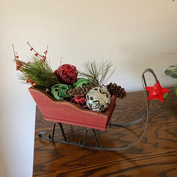 Holiday | Rustic Wooden Sleigh | Poshmark